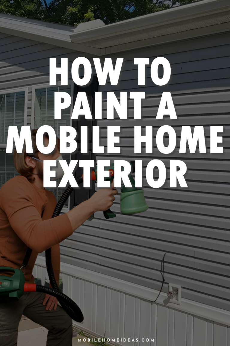 How to Painting The Exterior of A Mobile Home