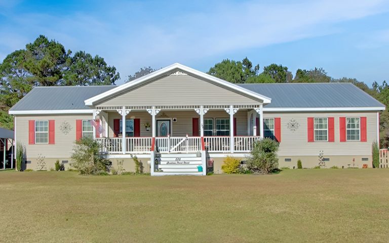 10 Top Double Wide Mobile Home Front Porch Designs