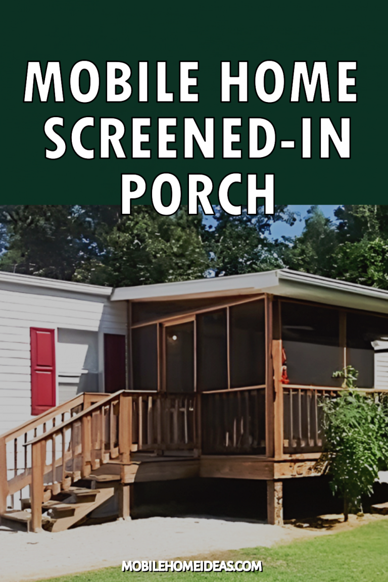 Step-By-Step Guide to Build A Mobile Home Screened-In Porch