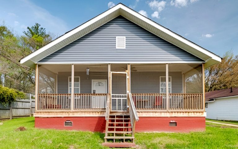 10 Top Double Wide Mobile Home Front Porch Designs