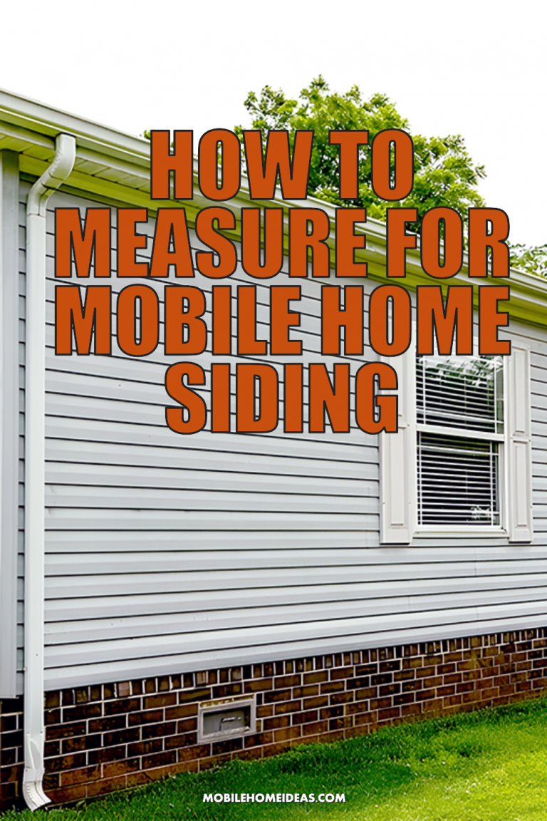 How to Calculating Your Mobile Home Siding Needs