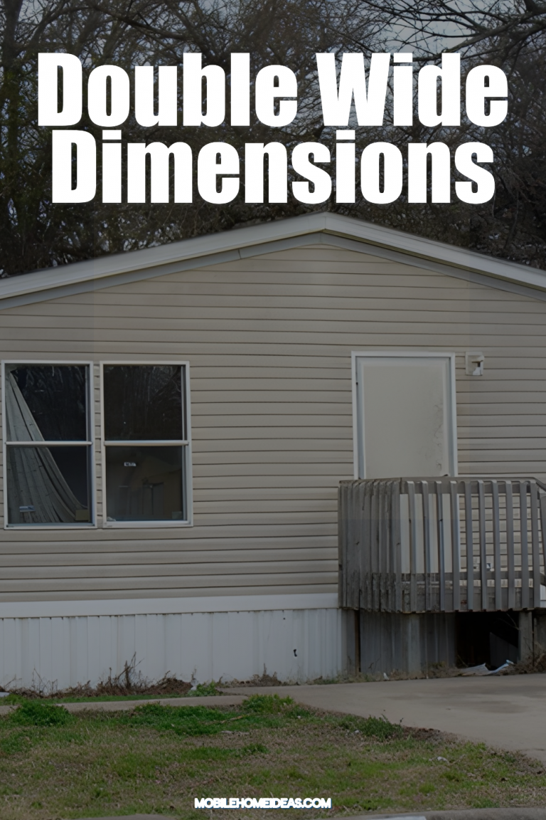 Exploring the Average Size of Double Wide Manufactured Homes