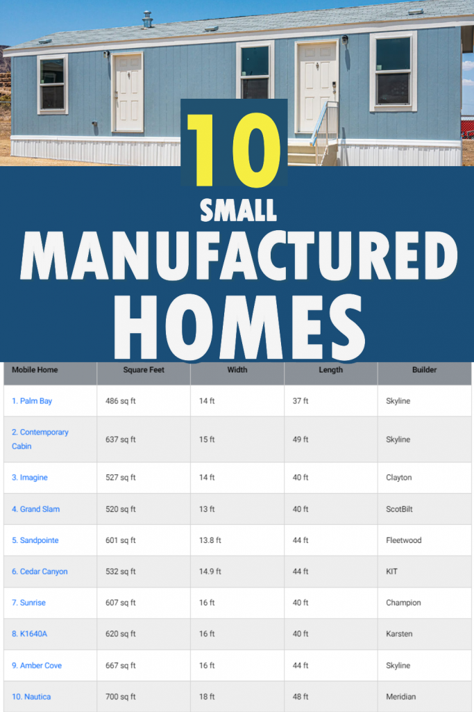The 10 Best Small Manufactured Homes to Buy