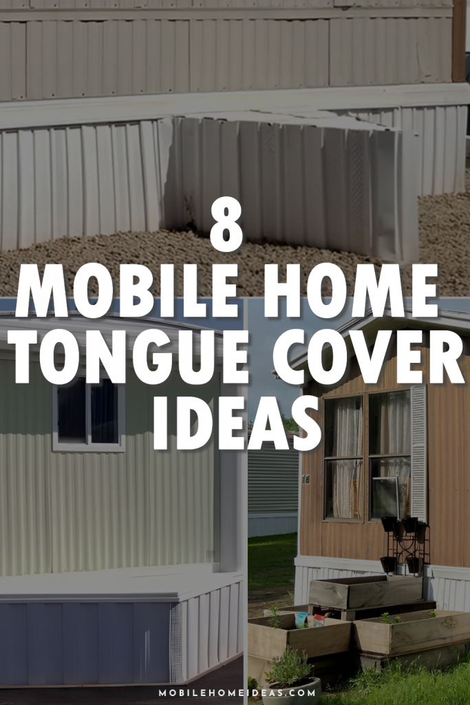 8 Mobile Home Tongue Cover Ideas