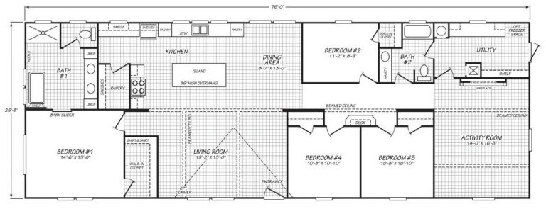 19 Stunning 4-Bedroom Mobile Homes