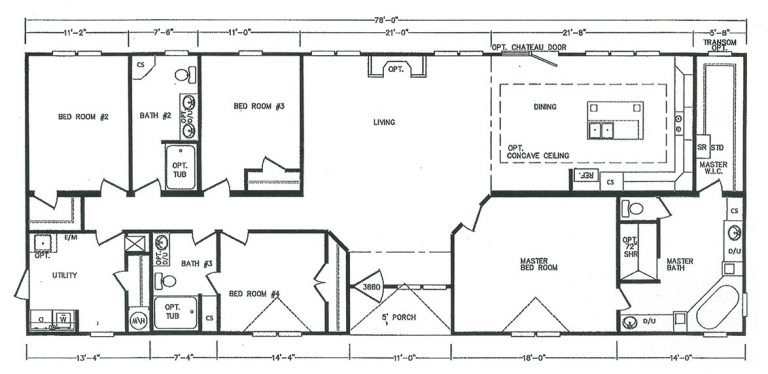 19 Stunning 4-Bedroom Mobile Homes
