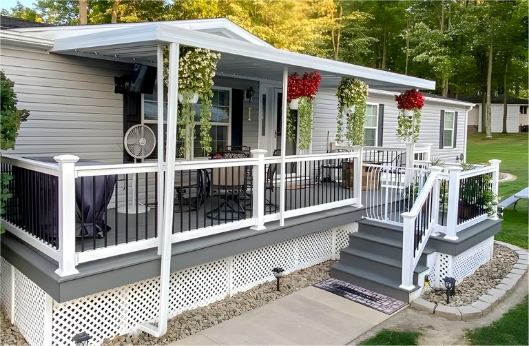 19 Mobile Home Porches Design Ideas
