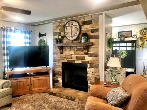 19 Mobile Home Living Room Fireplace Decor Ideas