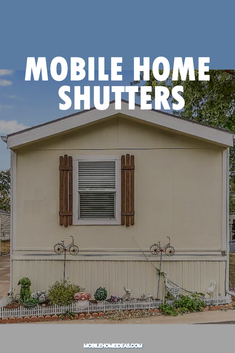 Mobile Home Shutters: A Guide to Types and Installation Tips