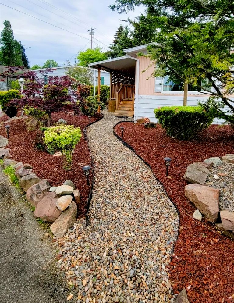 20 Mobile Home Front Yard Landscaping Ideas