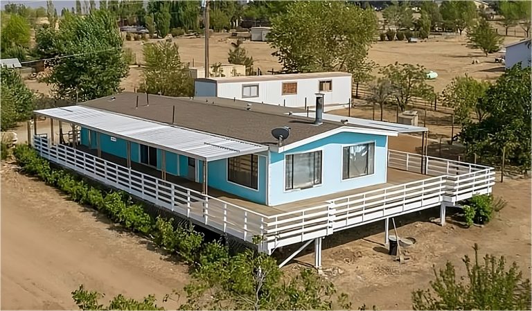 Inside a 1974 Mobile Home with a Wrap-Around Porch