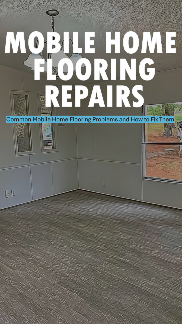 Common Mobile Home Flooring Problems and How to Fix Them