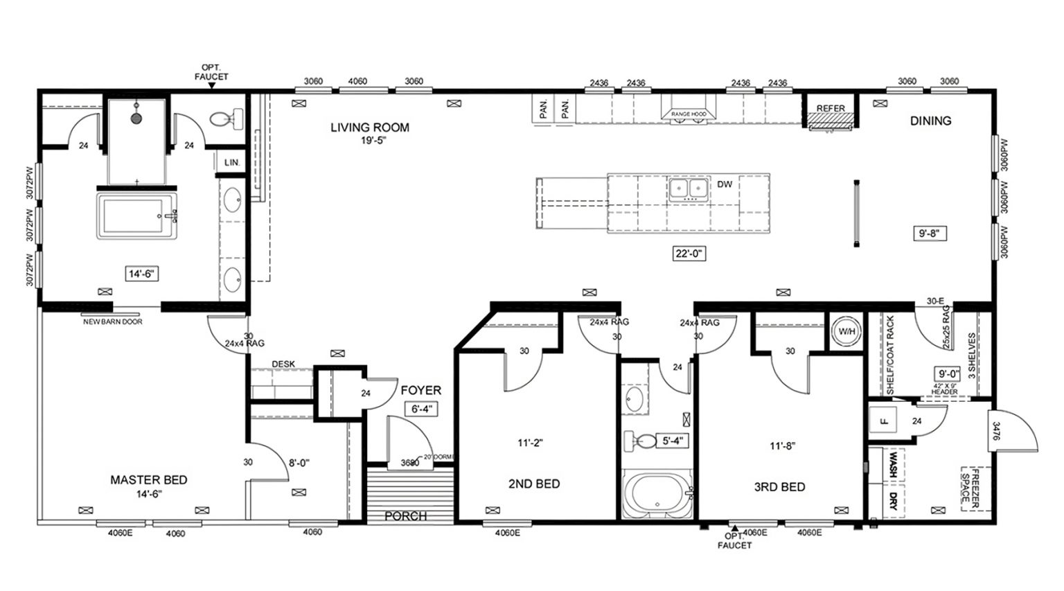 6 Popular Double Wide Mobile Home Floor Plans