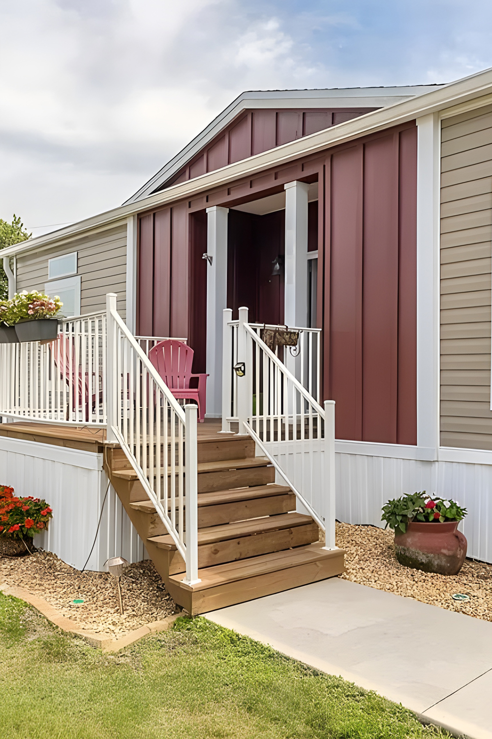 10 Mobile Home Exterior Accent Wall Ideas