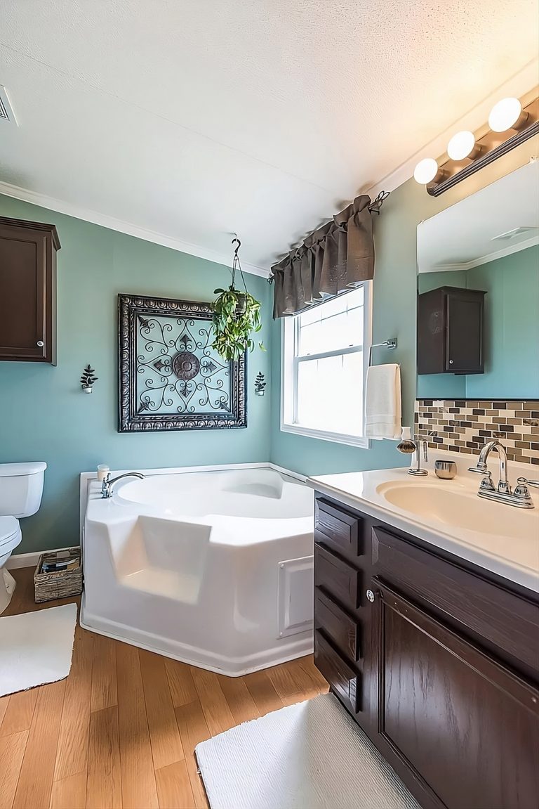 10 Mobile Home Master Bathroom Design Ideas