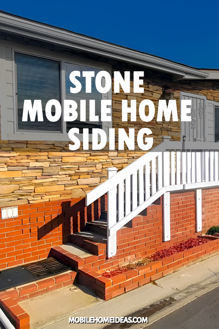 Top 7 Mobile Home Stone Siding Ideas