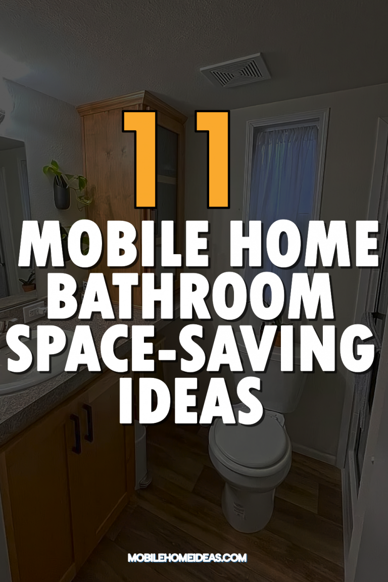11 Mobile Home Bathroom Space-Saving Ideas
