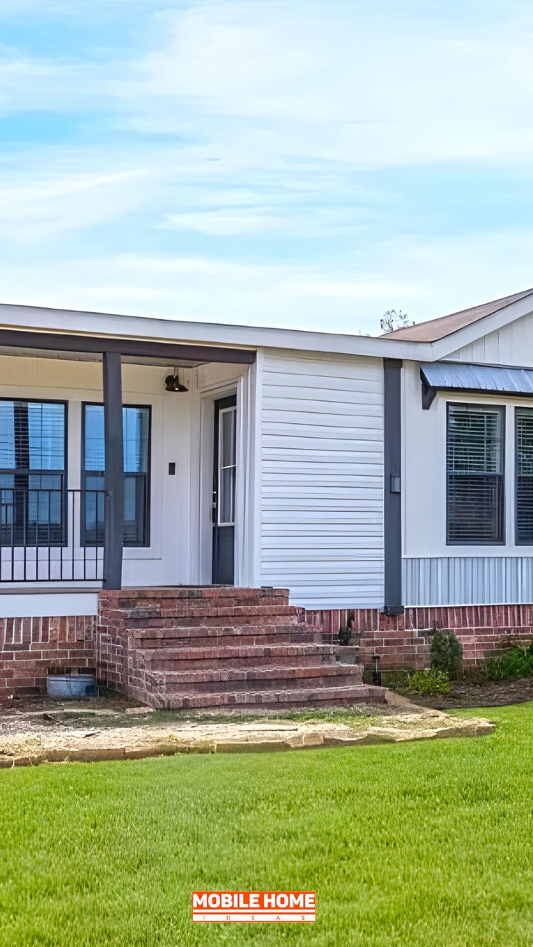 10 Mobile Home Brick Steps Design Ideas