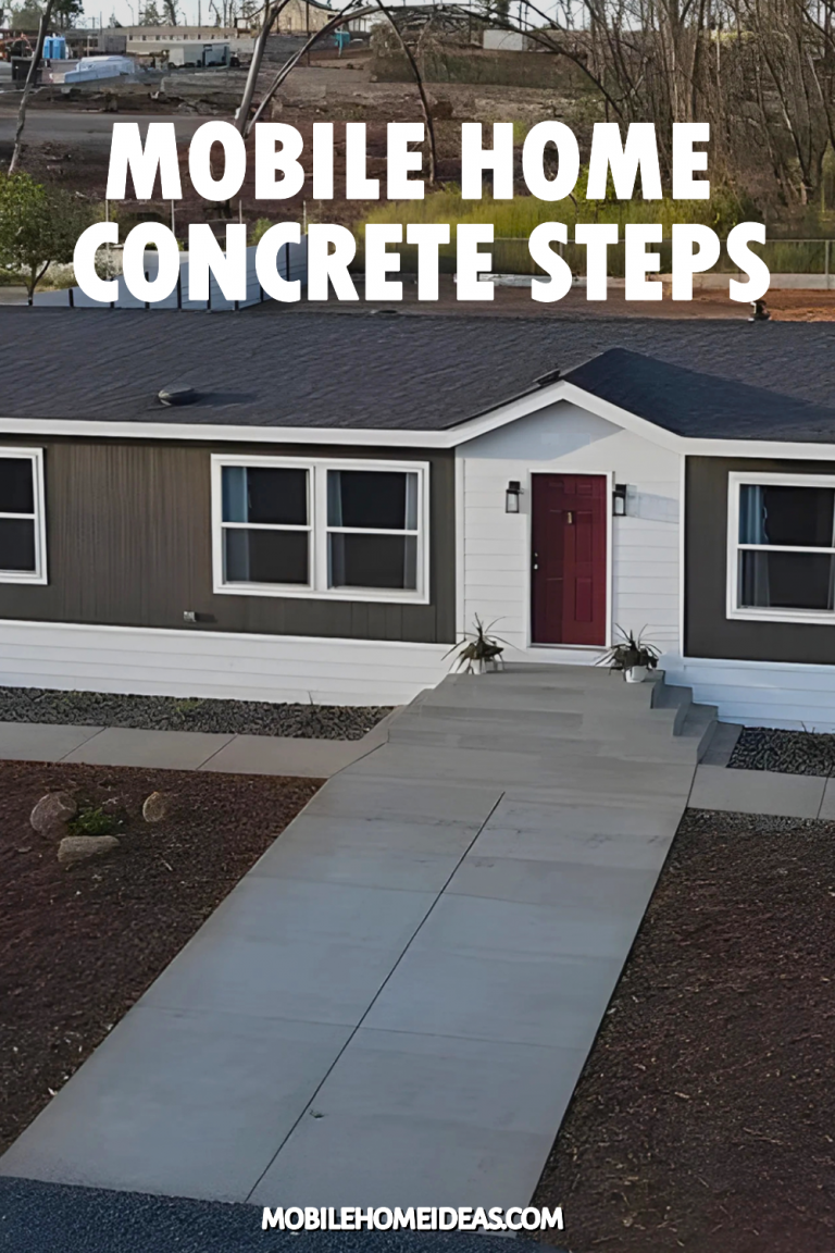 12 Mobile Home Concrete Steps Design Ideas
