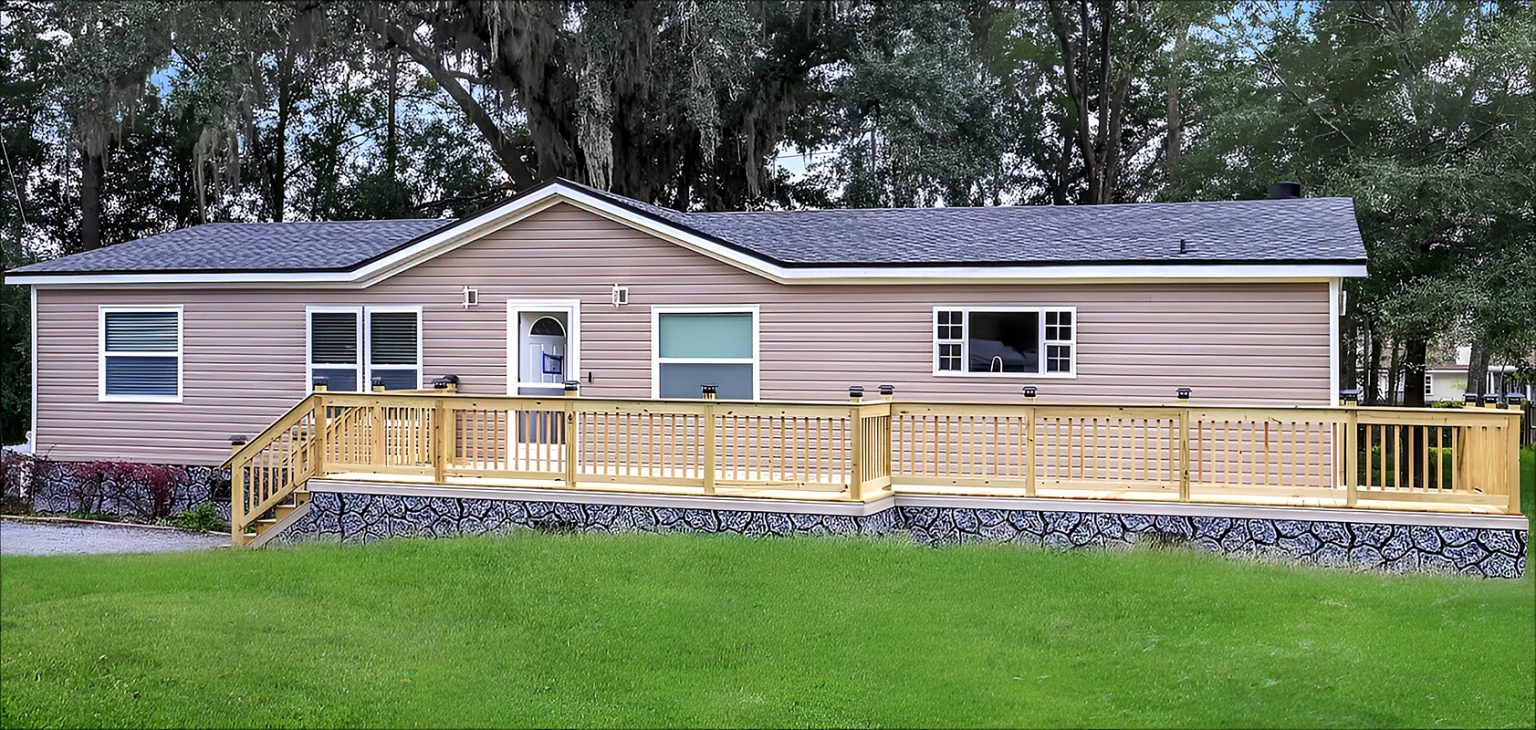 7 Inspiring Mobile Home Exterior Color Combination Ideas