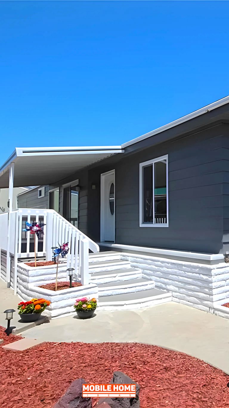 12 Mobile Home Concrete Steps Design Ideas