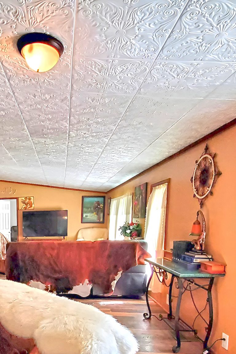 How to Install Peel and Stick Tiles on a Mobile Home Ceiling?