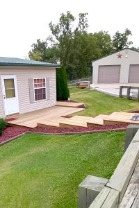 10 Gorgeous Mobile Home Wooden Steps Design Ideas