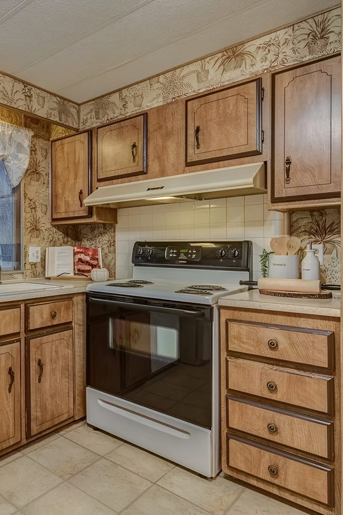 1979 Mobile Home Makeover: Rustic Charm with Modern Comfort