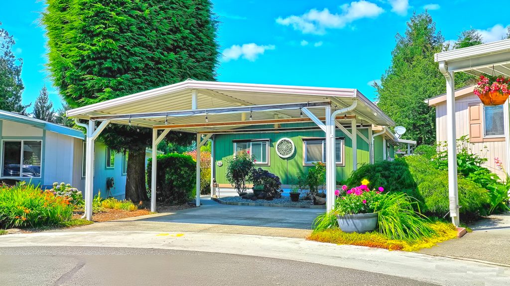 Step Inside This Charming 1993 Mobile Home Remodel with a Cozy Covered ...