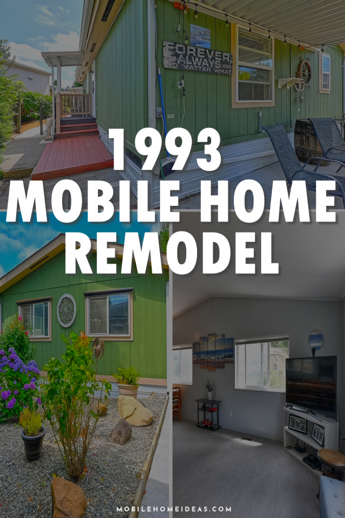 Step Inside This Charming 1993 Mobile Home Remodel with a Cozy Covered ...
