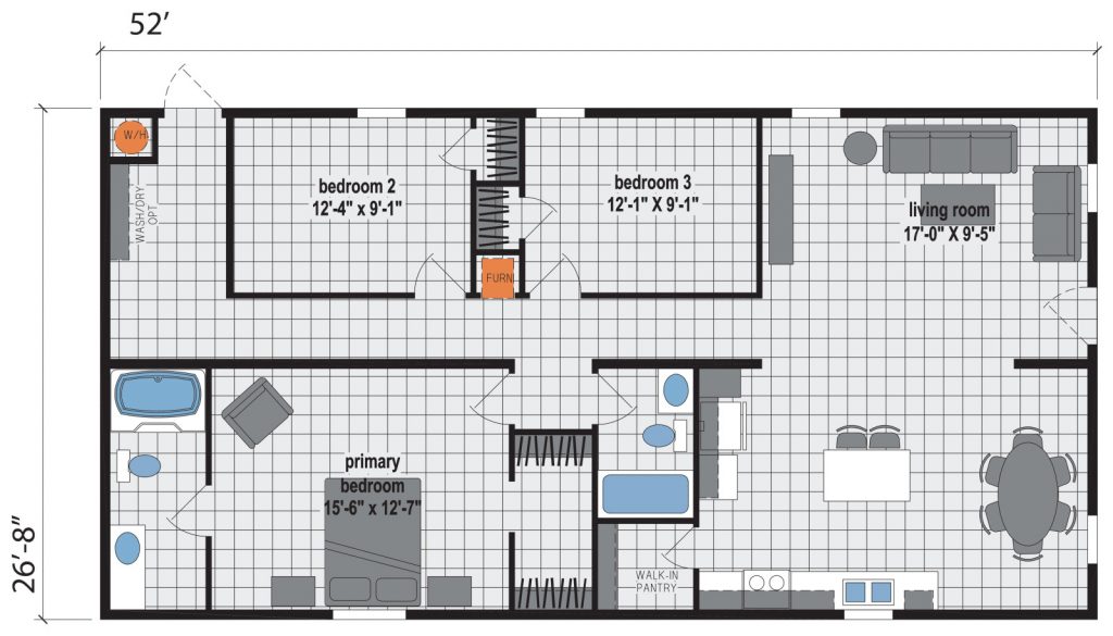 Check Out This Spacious 3 Bedroom Double Wide Mobile Home
