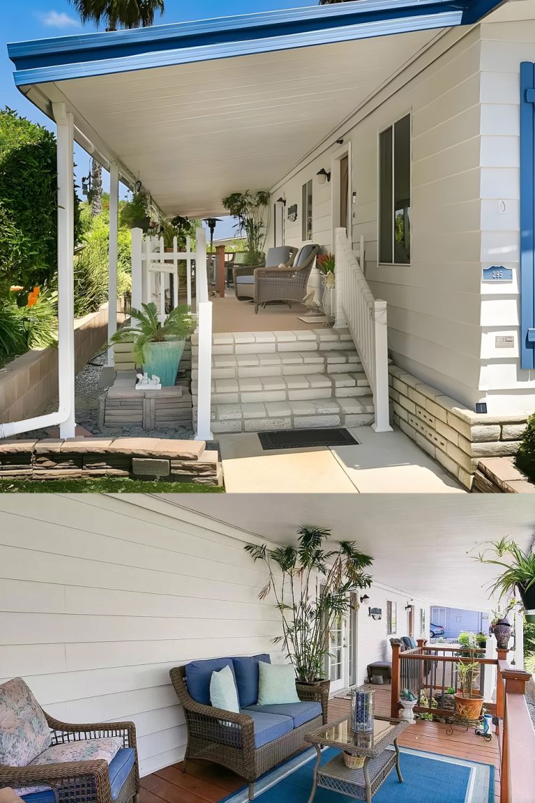 15 Double Wide Mobile Home Side Porch Ideas