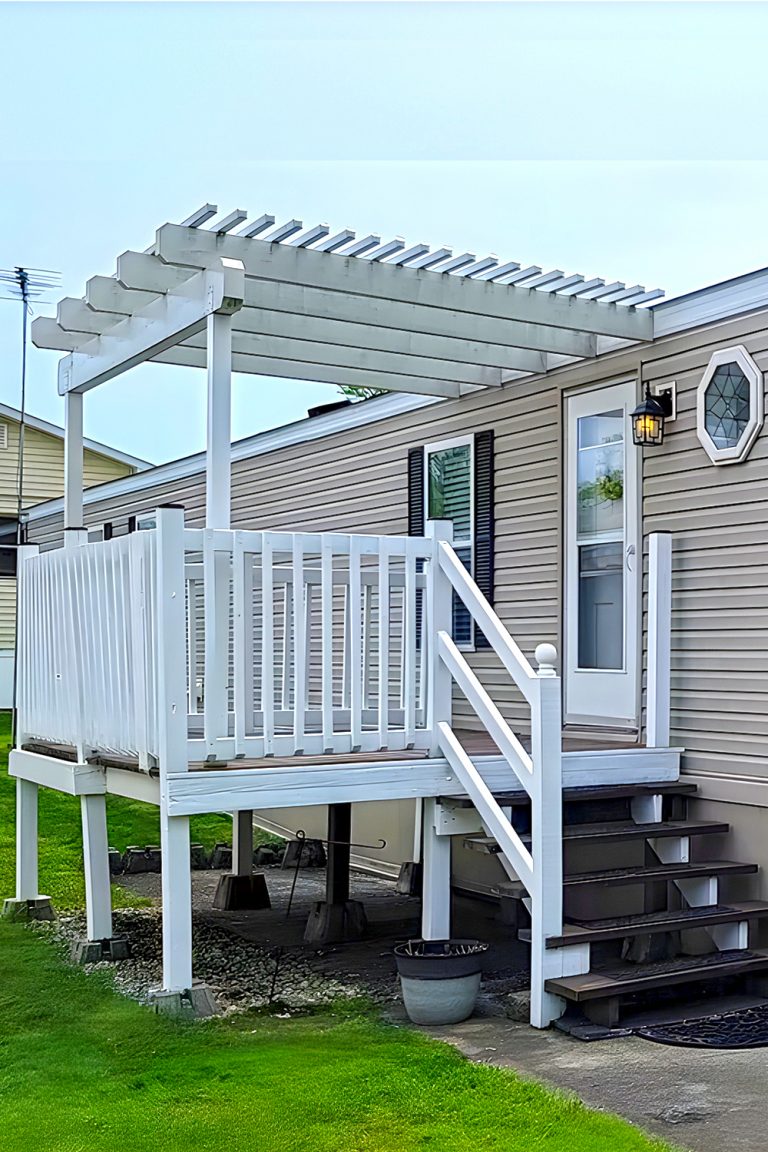 15 Double Wide Mobile Home Side Porch Ideas