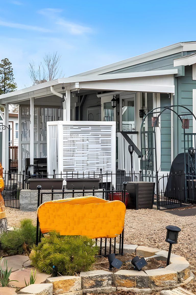 15 Double Wide Mobile Home Side Porch Ideas