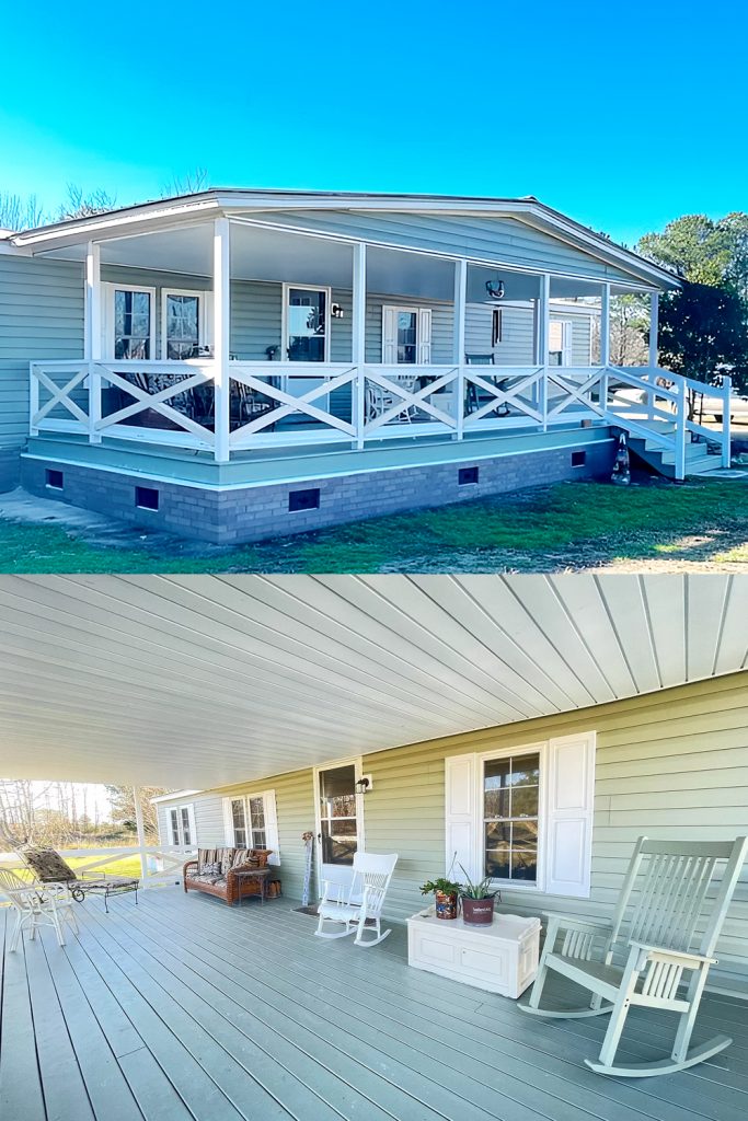 15 Double Wide Mobile Home Side Porch Ideas