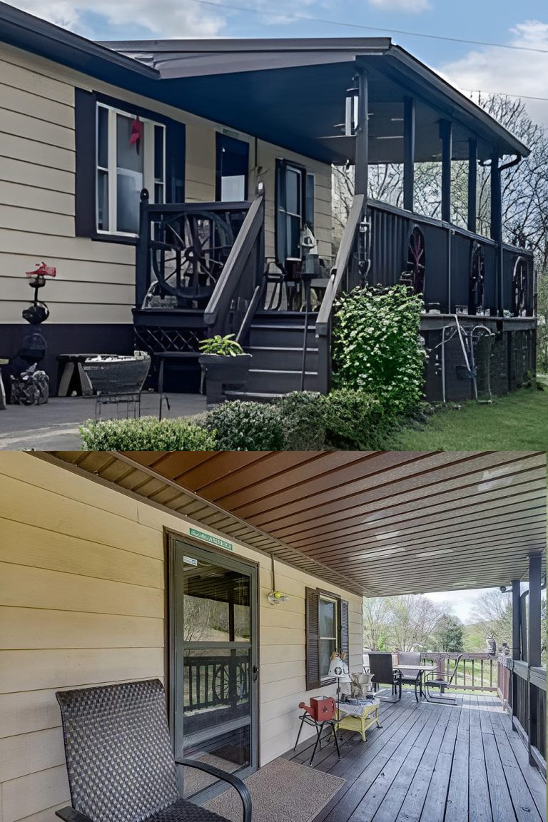 15 Double Wide Mobile Home Side Porch Ideas