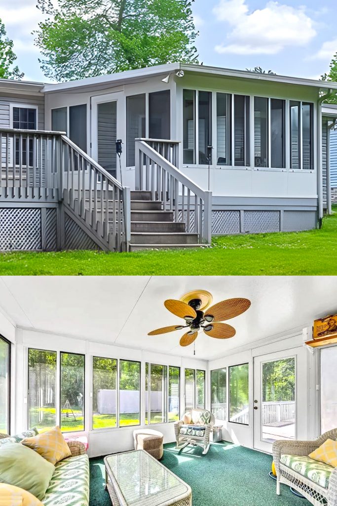 15 Double Wide Mobile Home Side Porch Ideas