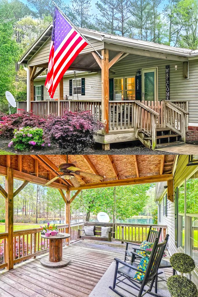 15 Double Wide Mobile Home Side Porch Ideas