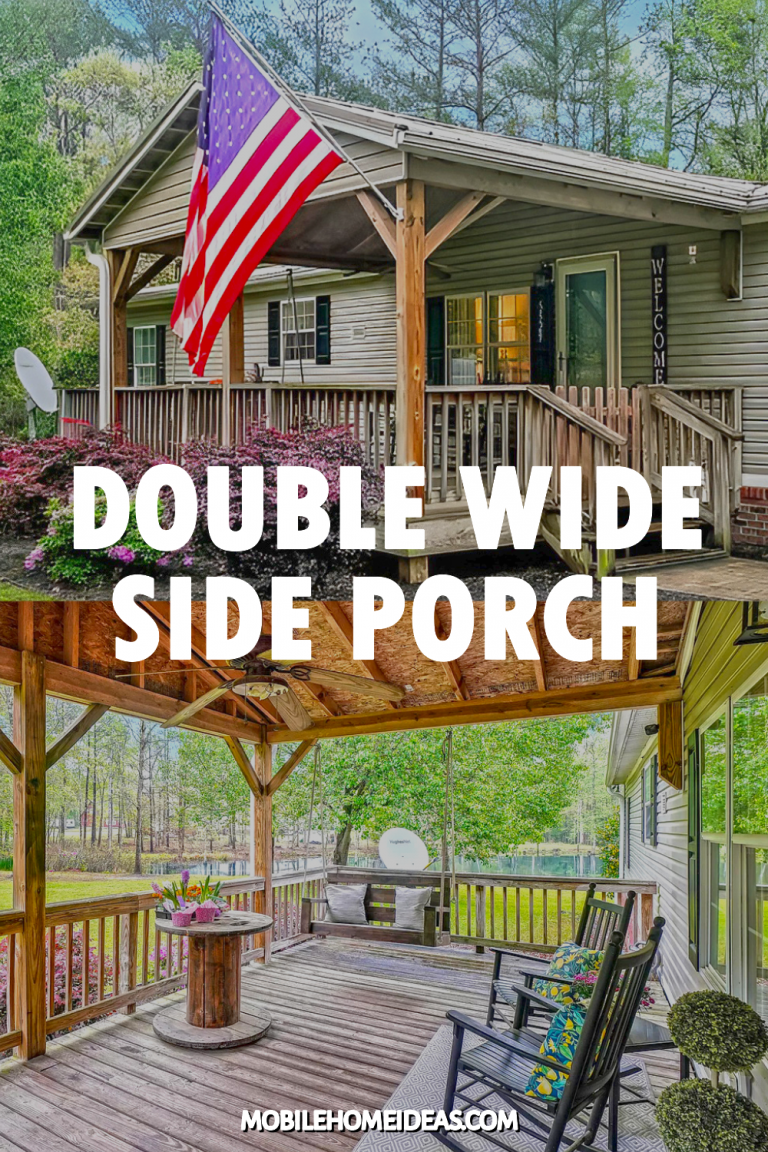 15 Double Wide Mobile Home Side Porch Ideas