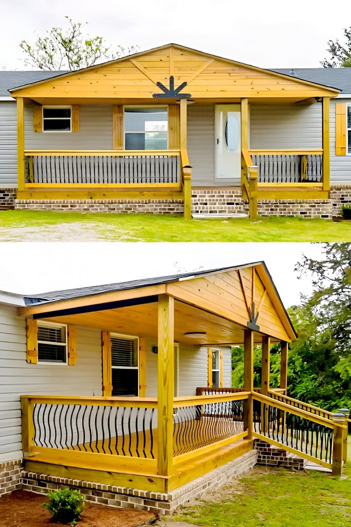 15 Mobile Home Porch Skirting Ideas