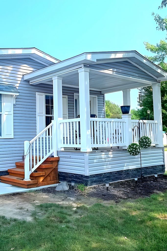 10 Mobile Home Porch Steps Ideas
