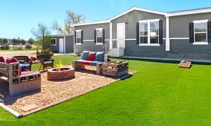 15 Rustic Mobile Home Landscaping Ideas