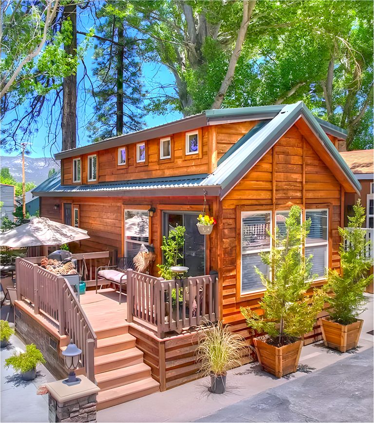 15 Rustic Mobile Home Landscaping Ideas