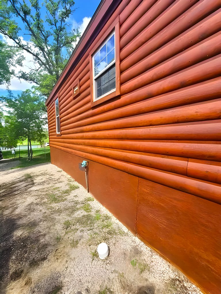 10 Mobile Home Rustic Skirting Ideas