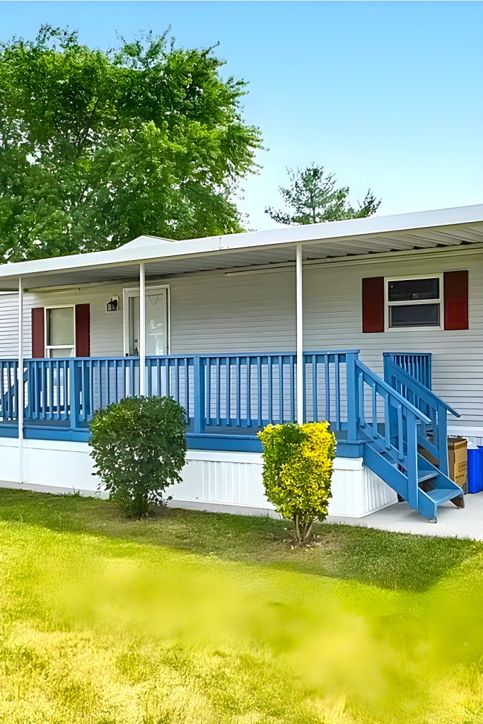7 Mobile Home Wooden Porch Design Ideas