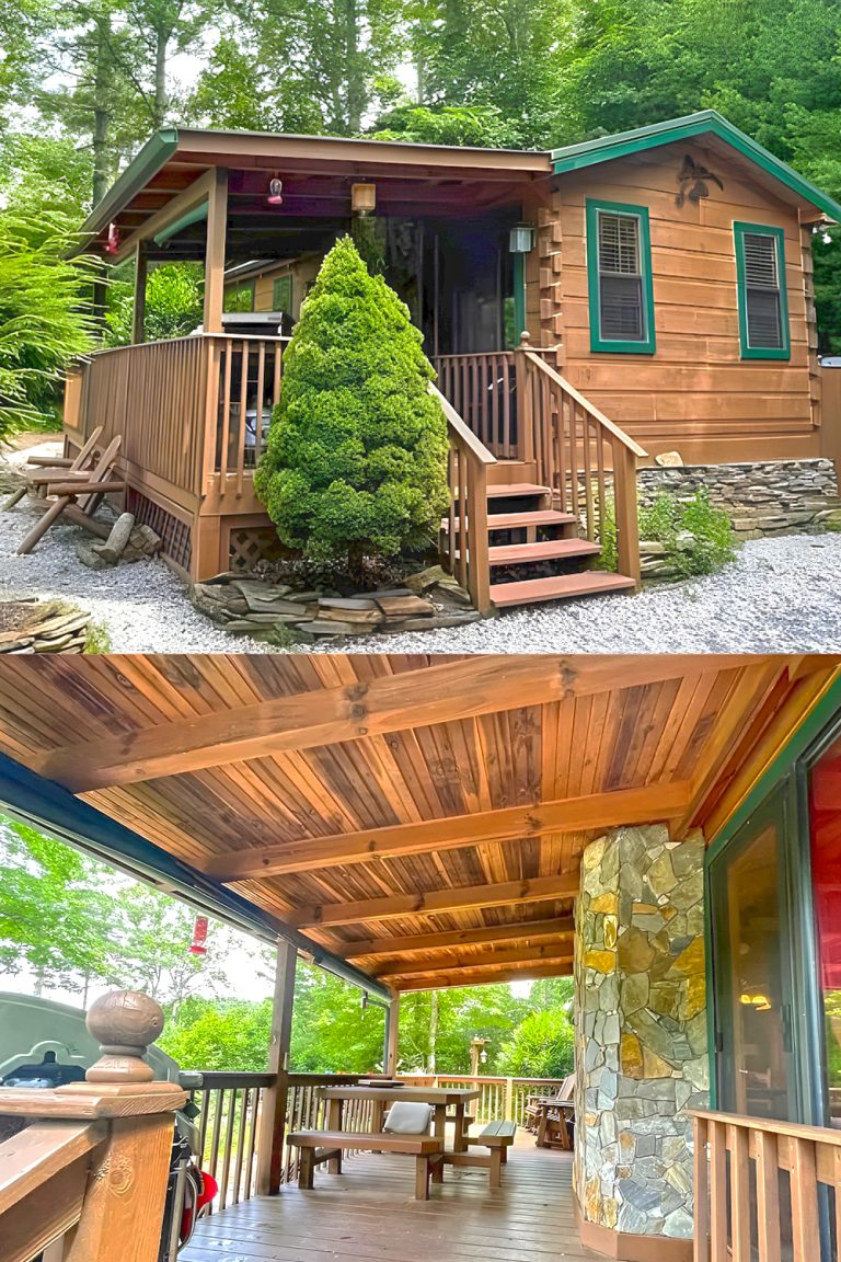 10 Mobile Home Rustic Exterior Ideas