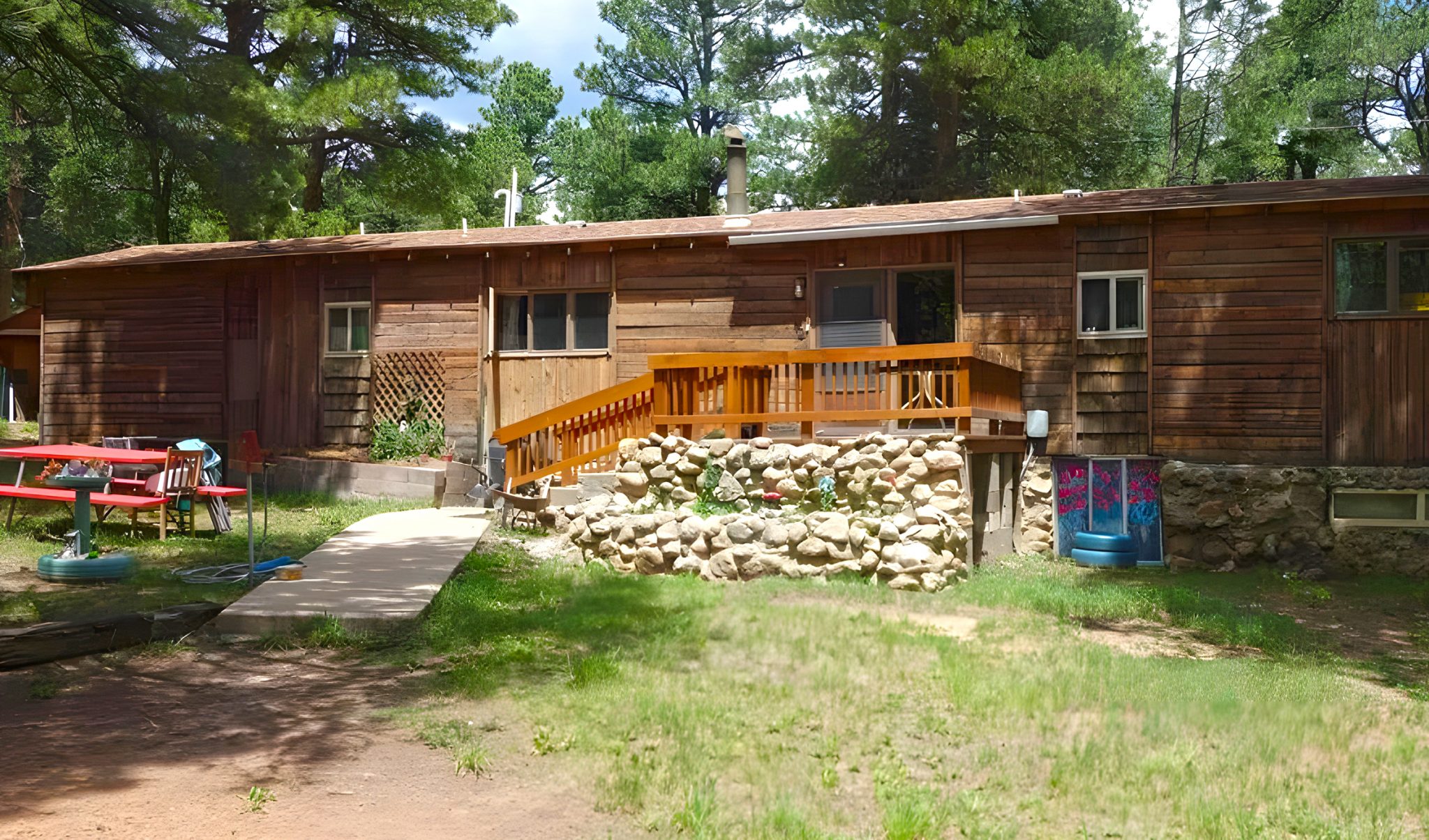 10 Mobile Home Rustic Exterior Ideas