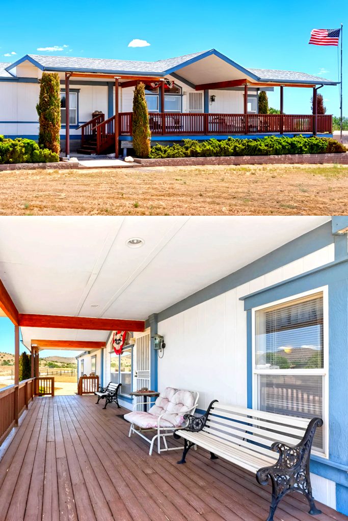 10 White Mobile Home Exterior Ideas