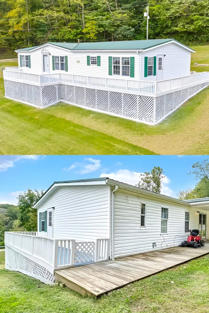 10 White Mobile Home Exterior Ideas