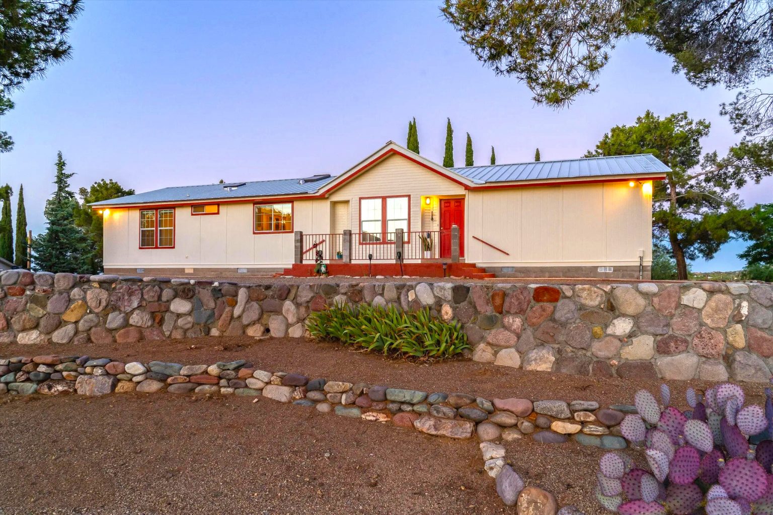 20 Mobile Home Rock Garden Ideas